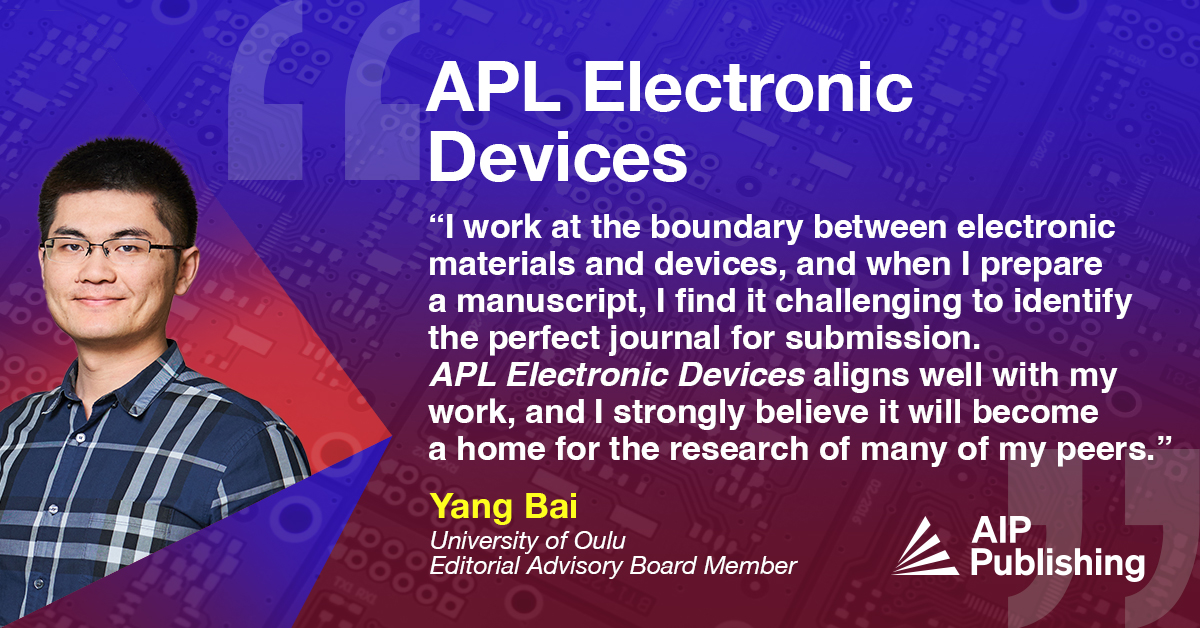 AED - Testimonials | APL Electronic Devices | AIP Publishing