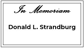 Donald L. Strandburg | Physics Today | AIP Publishing