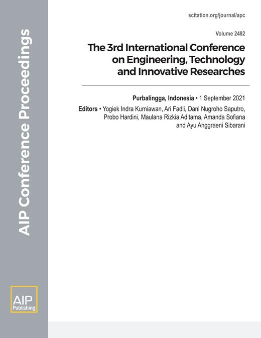 Volume 2482 Issue 1 | AIP Conference Proceedings | AIP Publishing
