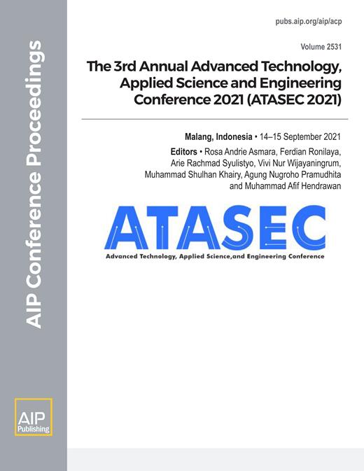 Volume 2531 Issue 1 | AIP Conference Proceedings | AIP Publishing