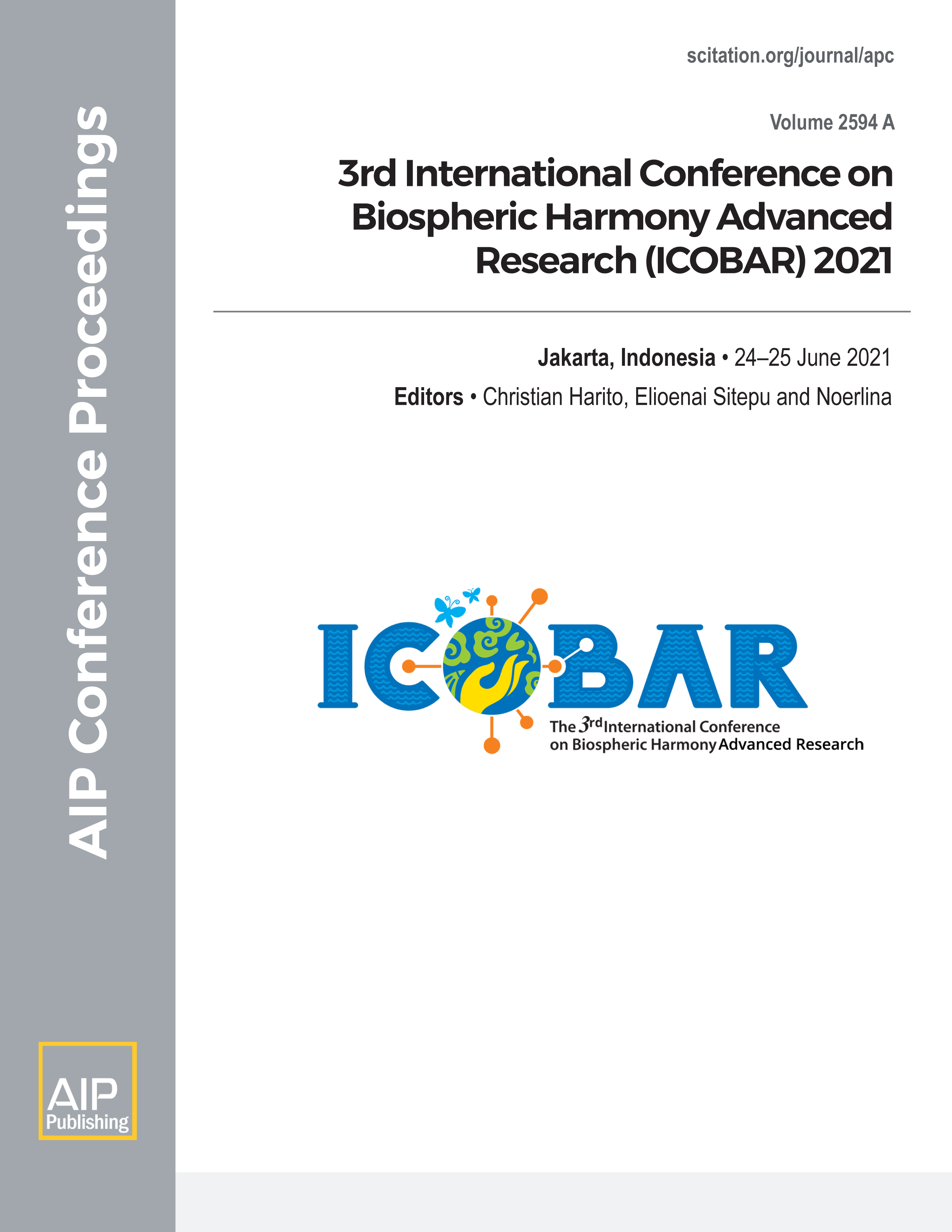 Volume 2594 Issue 1 | AIP Conference Proceedings | AIP Publishing