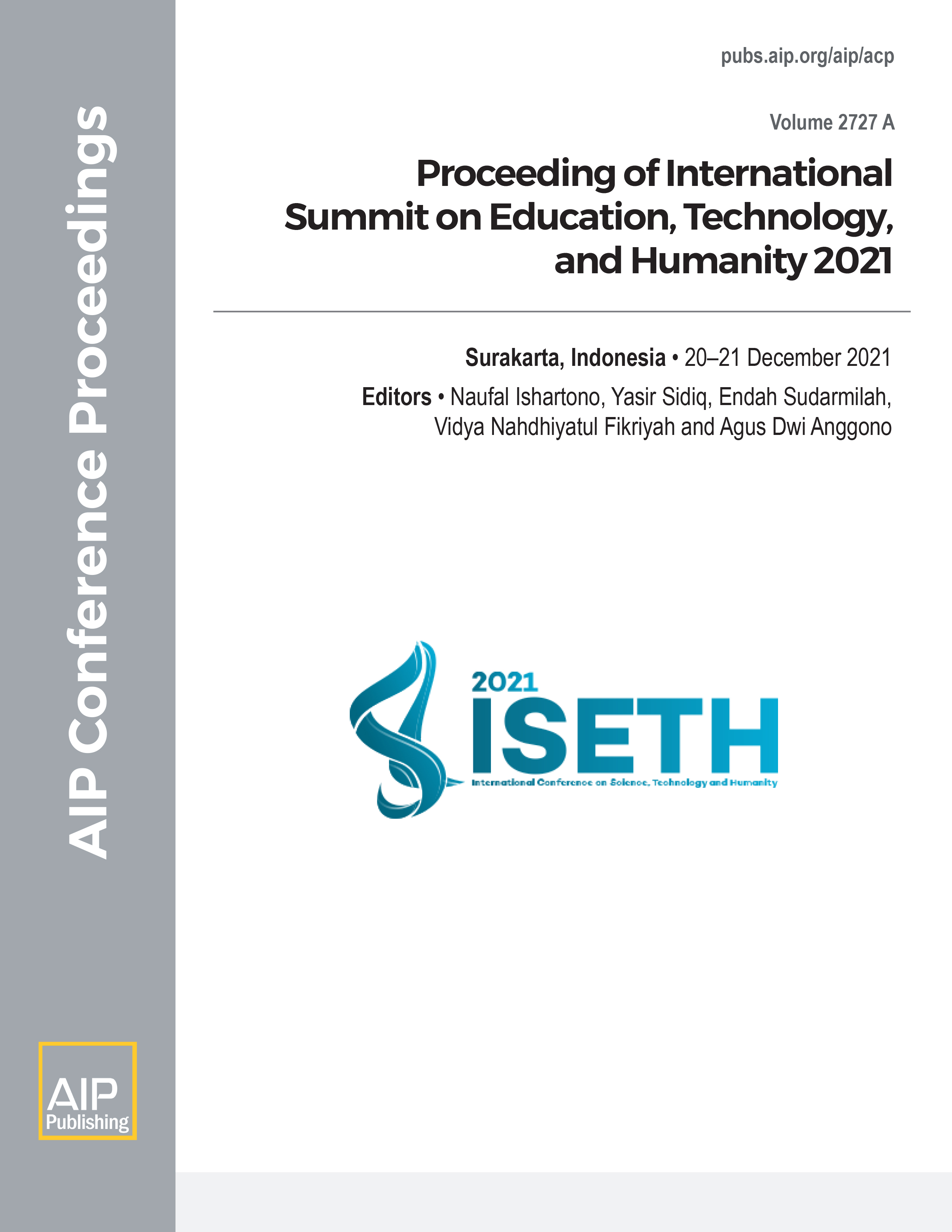 Volume 2727 Issue 1 | AIP Conference Proceedings | AIP Publishing