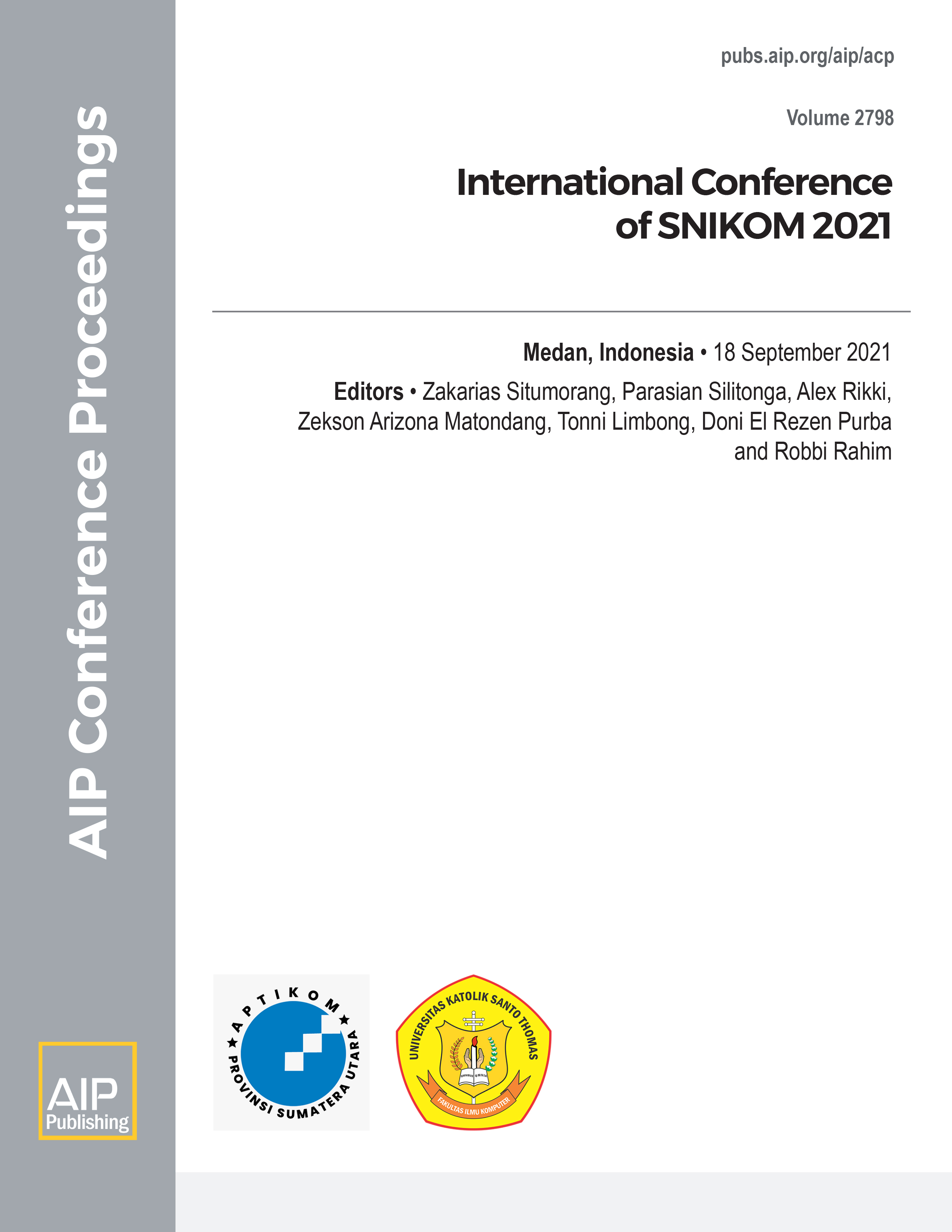 Volume 2798 Issue 1 | AIP Conference Proceedings | AIP Publishing