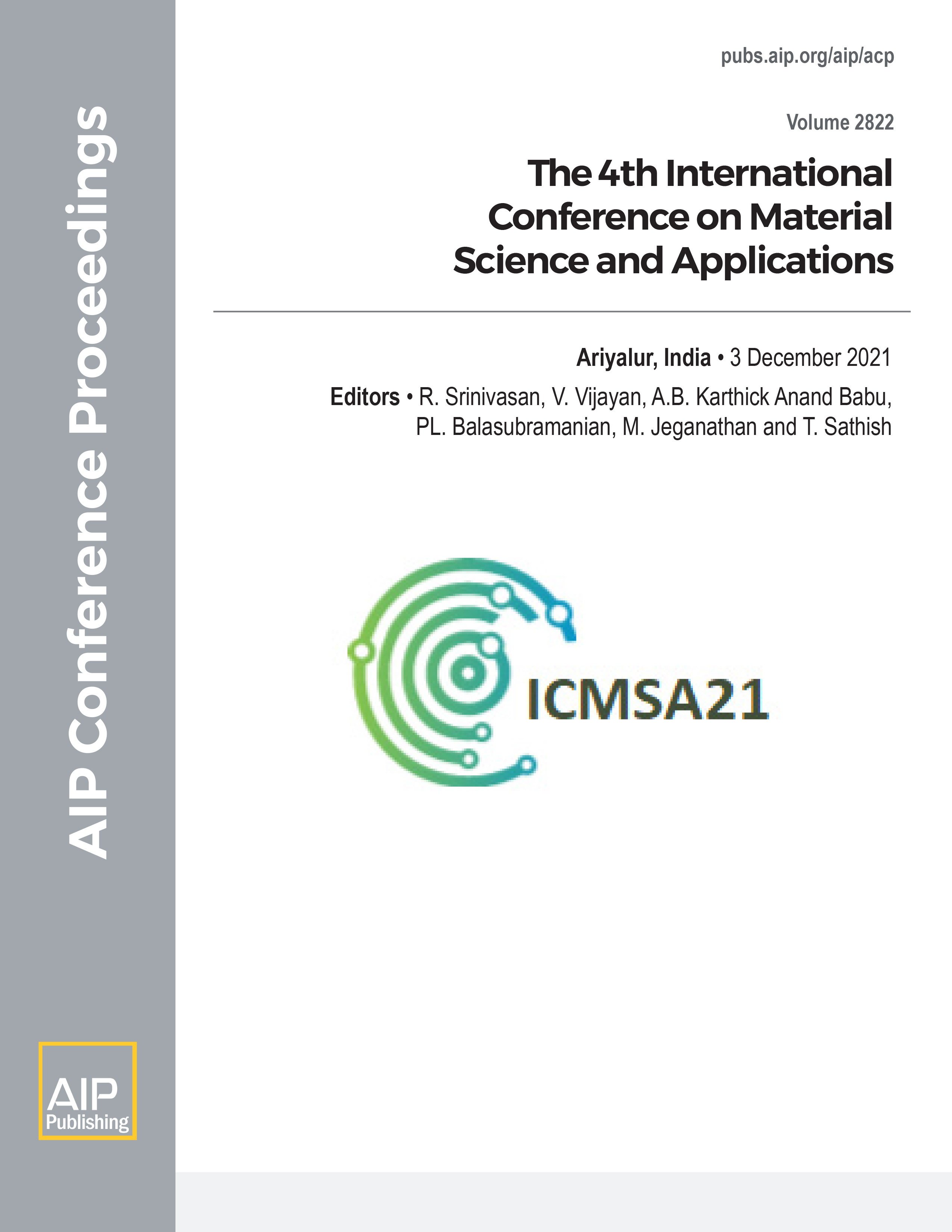 Volume 2822 Issue 1 | AIP Conference Proceedings | AIP Publishing