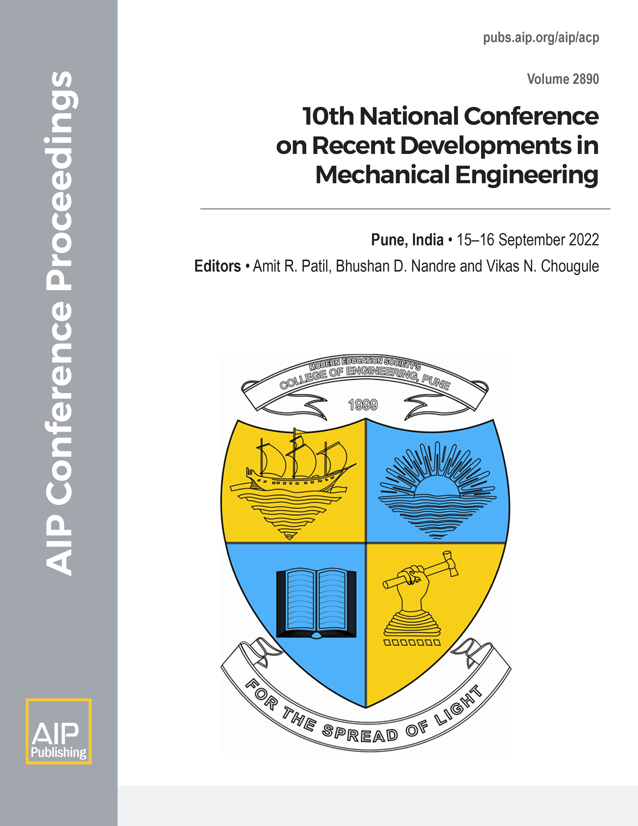 Volume 2890 Issue 1 | AIP Conference Proceedings | AIP Publishing