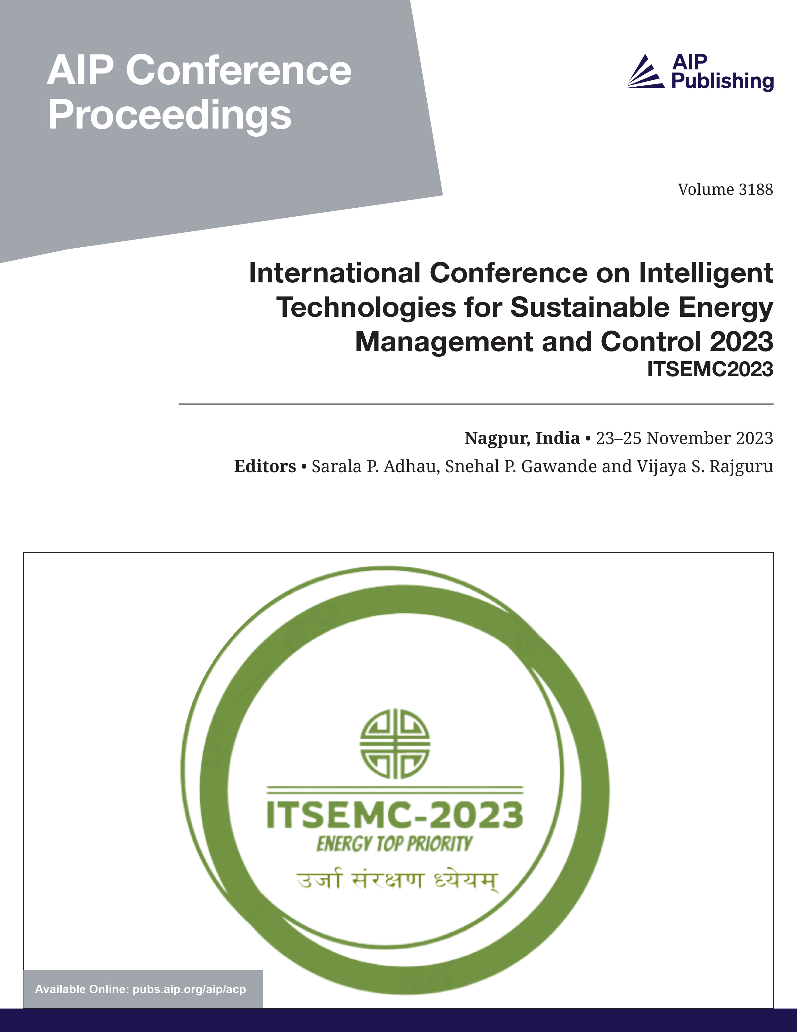 Volume 3188 Issue 1 | AIP Conference Proceedings | AIP Publishing