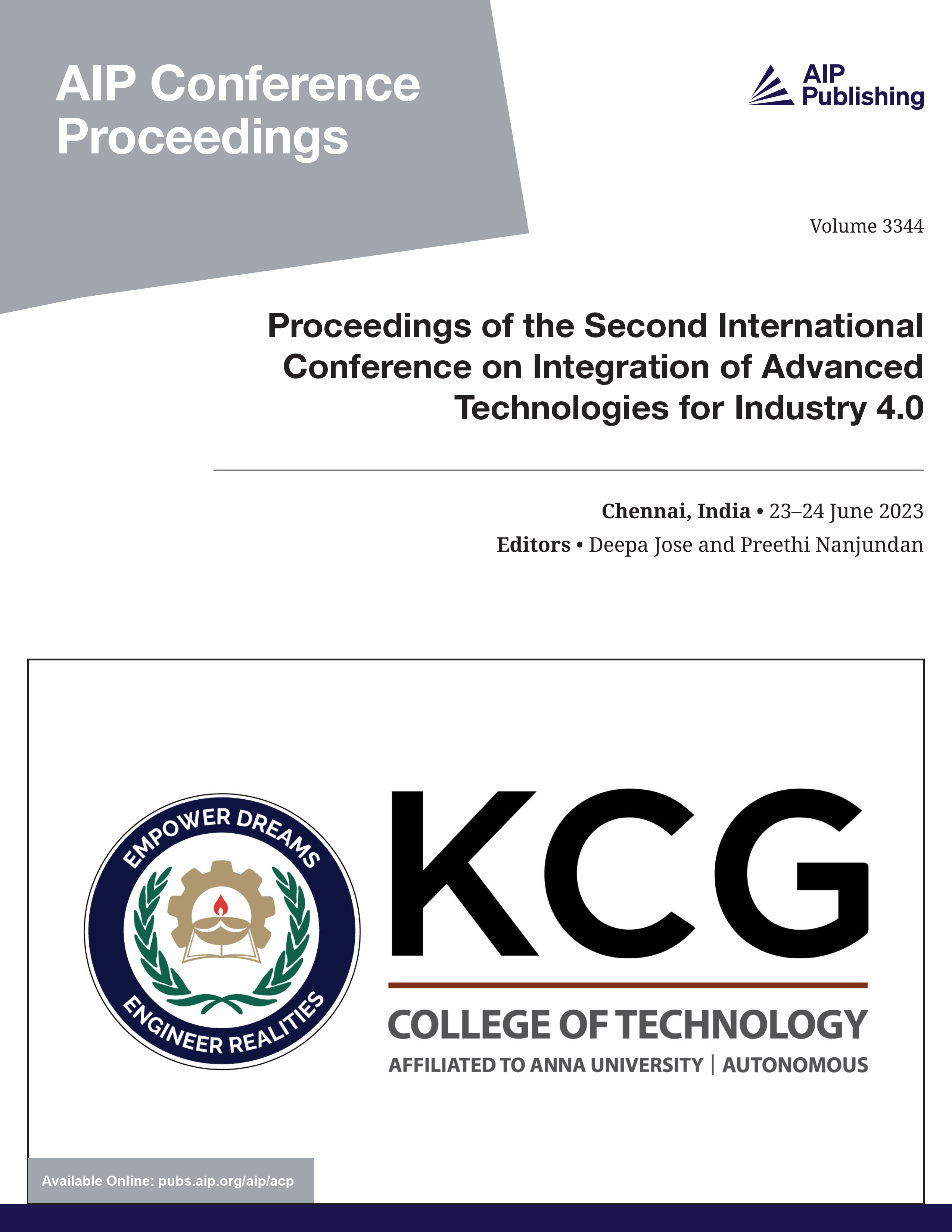 Volume 3344 Issue 1 | AIP Conference Proceedings | AIP Publishing
