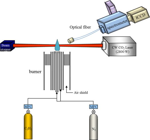 Nitrogen/argon diluted acetylene and ethylene blue flames under ...
