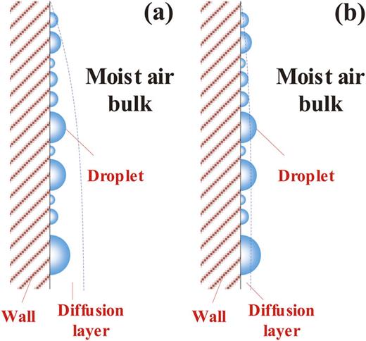 Heat transfer model based on diffusion layer theory for dropwise ...