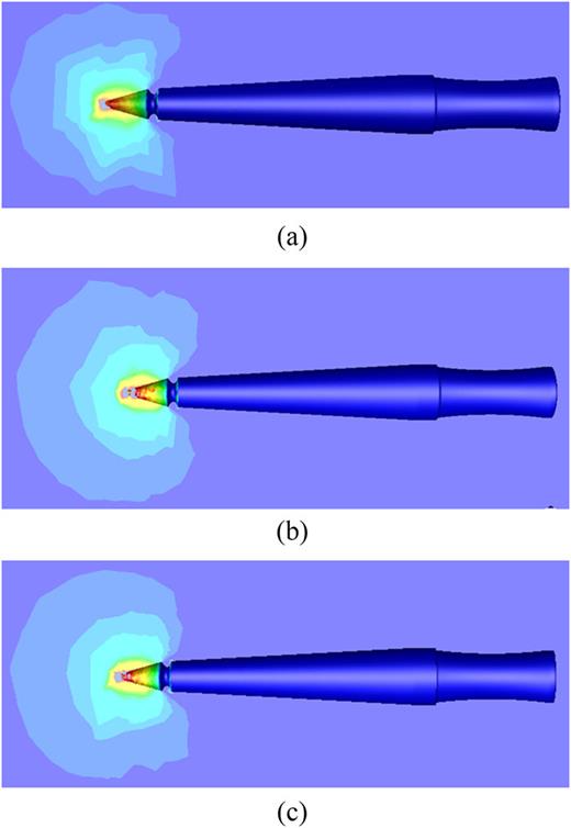 Numerical investigations of trajectory characteristics of a high-speed ...