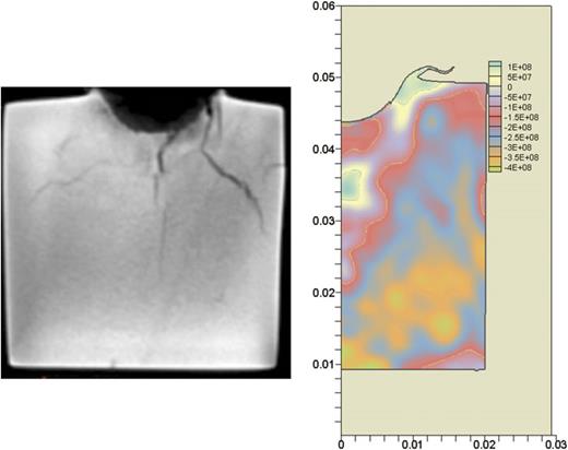 Numerical modeling of laboratory-scale asteroid impact based on ...