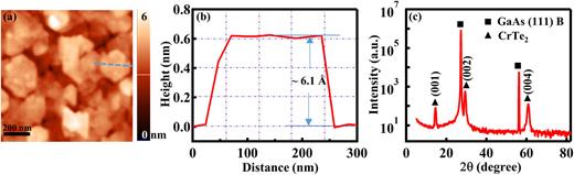 Ferromagnetism in two-dimensional CrTe2 epitaxial films down to a few ...