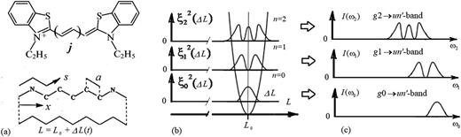 Parametric broadening of the molecular vibronic band due to zero-point ...