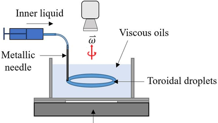 Numerical simulations of a toroidal droplet breakup in viscous oils | AIP Advances | AIP Publishing