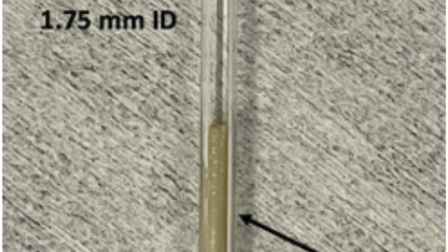 Dynamic viscosity of strontium ferrite–nylon composite below the ...