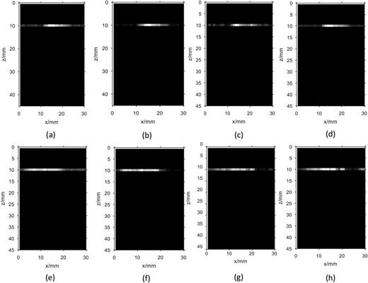 Sparse total-focusing imaging of ultrasonic array sensor at the interface under an effective ...