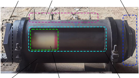 Investigation of combustion process in a modular charge system with a ...