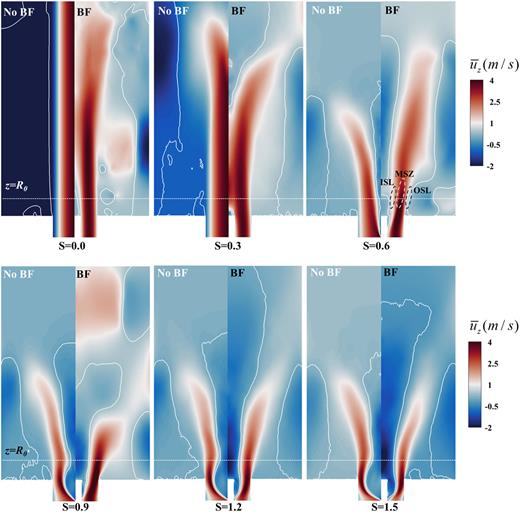 Effects of swirl number and bluff body on swirling flow dynamics | AIP ...
