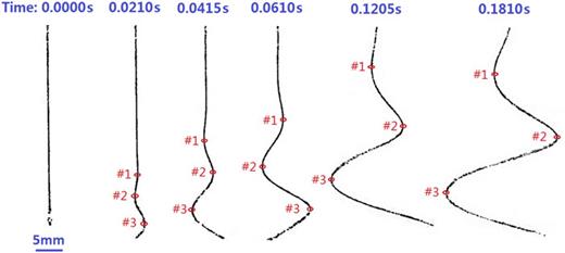 Wave propagation of bending jet in electrospinning process | AIP ...