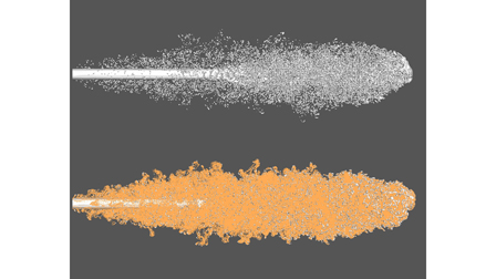 Numerical investigation of particle dispersion and collision in a ...