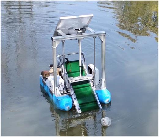 Path planning of water surface garbage cleaning robot based on improved ...