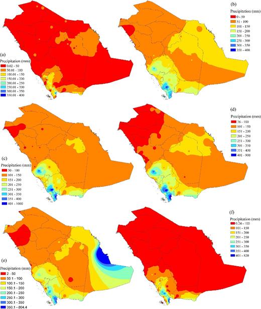 Spatiotemporal evaluation of five satellite-based precipitation ...