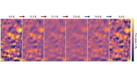 Scanning SQUID characterization of strained multiferroic iron ...