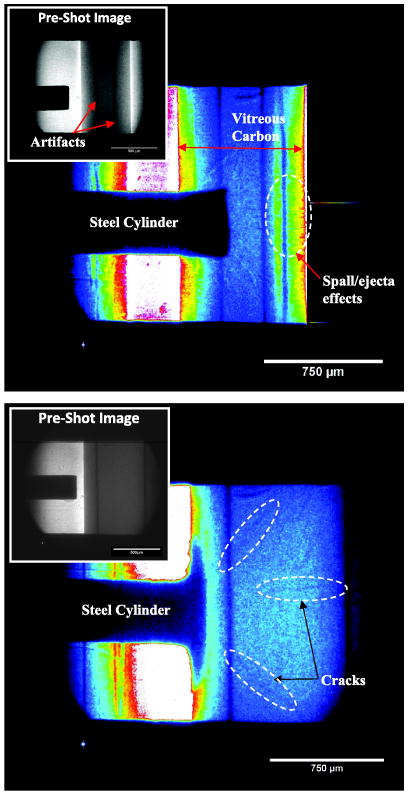 Ultrafast, high resolution, phase contrast imaging of impact response ...