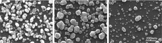 Morphology-controlled synthesis of silver nanoparticles on the silicon ...