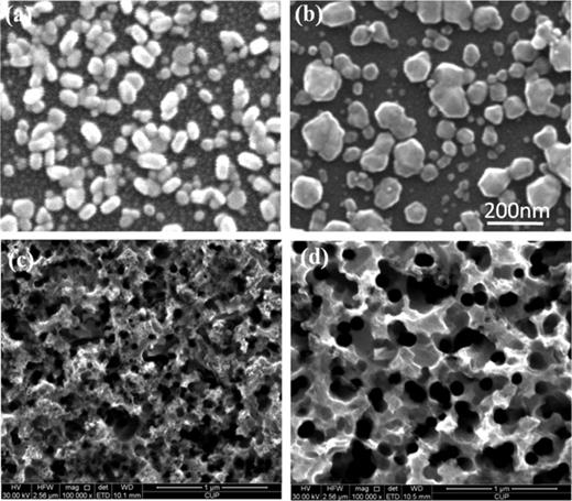 Morphology-controlled synthesis of silver nanoparticles on the silicon ...