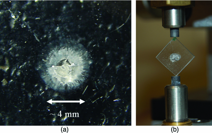 A proof of principle experiment: Structural transitions in self-healing ...