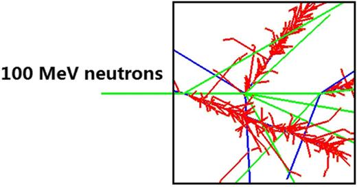 Characteristics of energy deposition from 1-1000 MeV proton and neutron ...