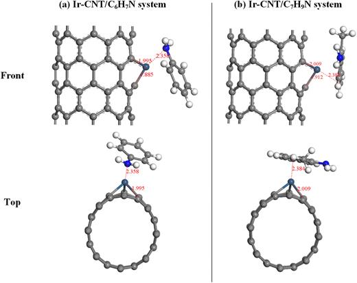 Exhaled gas detection by Ir-doped CNT for primary diagnosis of lung ...
