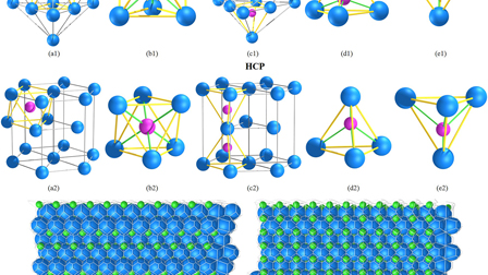 DEM construction of binary hard sphere crystals and radical ...