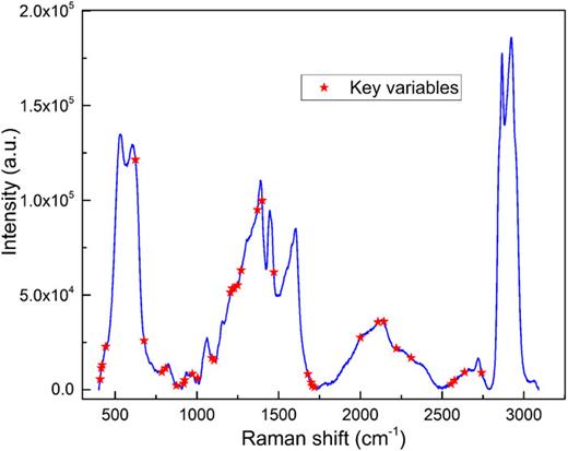 Application of surface enhanced Raman scattering and competitive ...