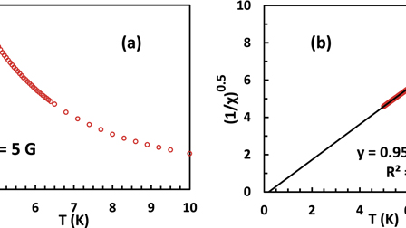 Observation of unusual critical region behavior in the magnetic ...