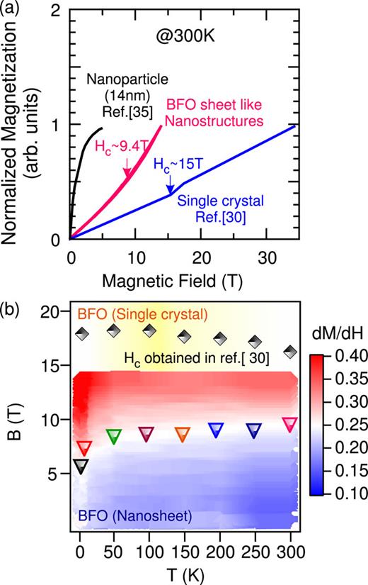 Low field manifestation of spiral ordering in sheet like BiFeO3 nanostructures | AIP Advances ...
