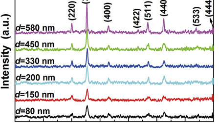 The effect of the particle size and magnetic moment of the Fe3O4 ...