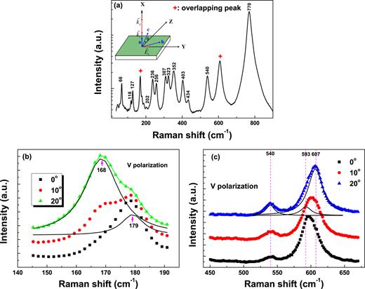 Attributions of rich Raman modes and their temperature dependences in ...