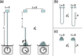 The weight of a falling chain, revisited | American Journal of Physics ...