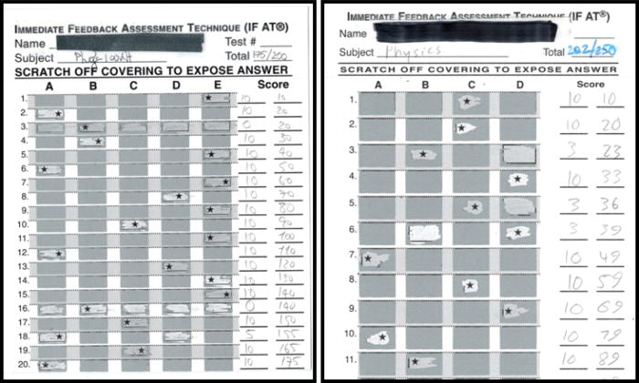 Integrated testlets and the immediate feedback assessment technique ...