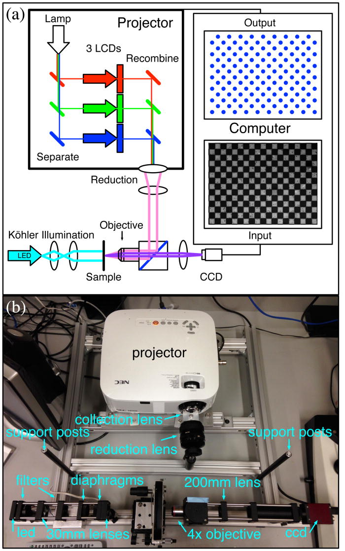 An inexpensive programmable illumination microscope with active ...