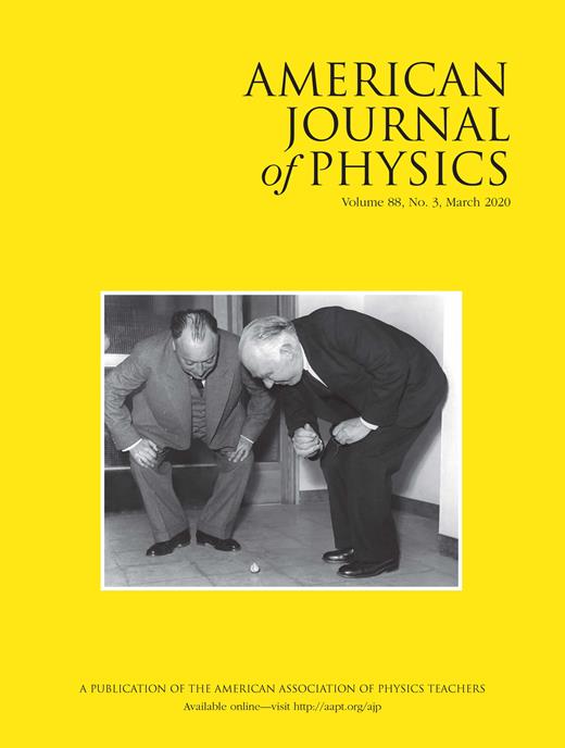 Volume 88 Issue 3 | American Journal of Physics | AIP Publishing