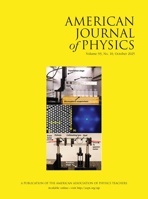 American Journal of Physics | AIP Publishing