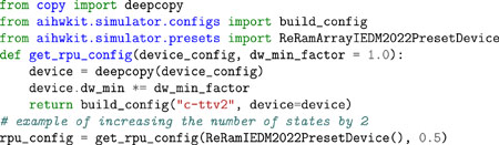 Using the IBM analog in-memory hardware acceleration kit for neural ...