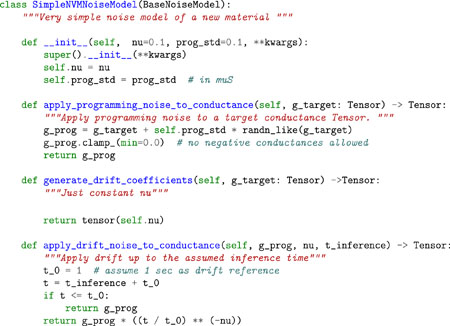 Using the IBM analog in-memory hardware acceleration kit for neural network training and ...