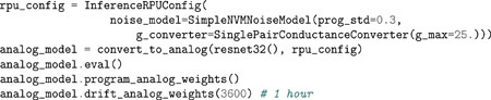 Using the IBM analog in-memory hardware acceleration kit for neural ...