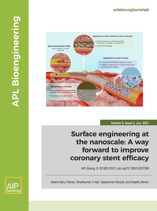 Volume 5 Issue 2 | APL Bioengineering | AIP Publishing