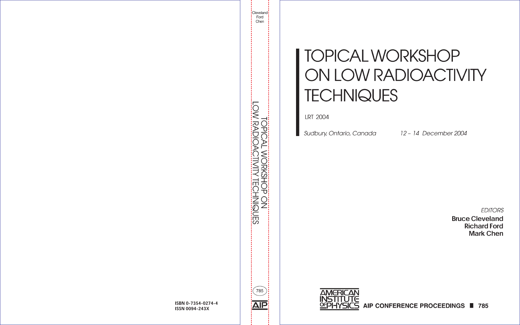 Front Matter for Volume 785 | AIP Conference Proceedings | AIP Publishing
