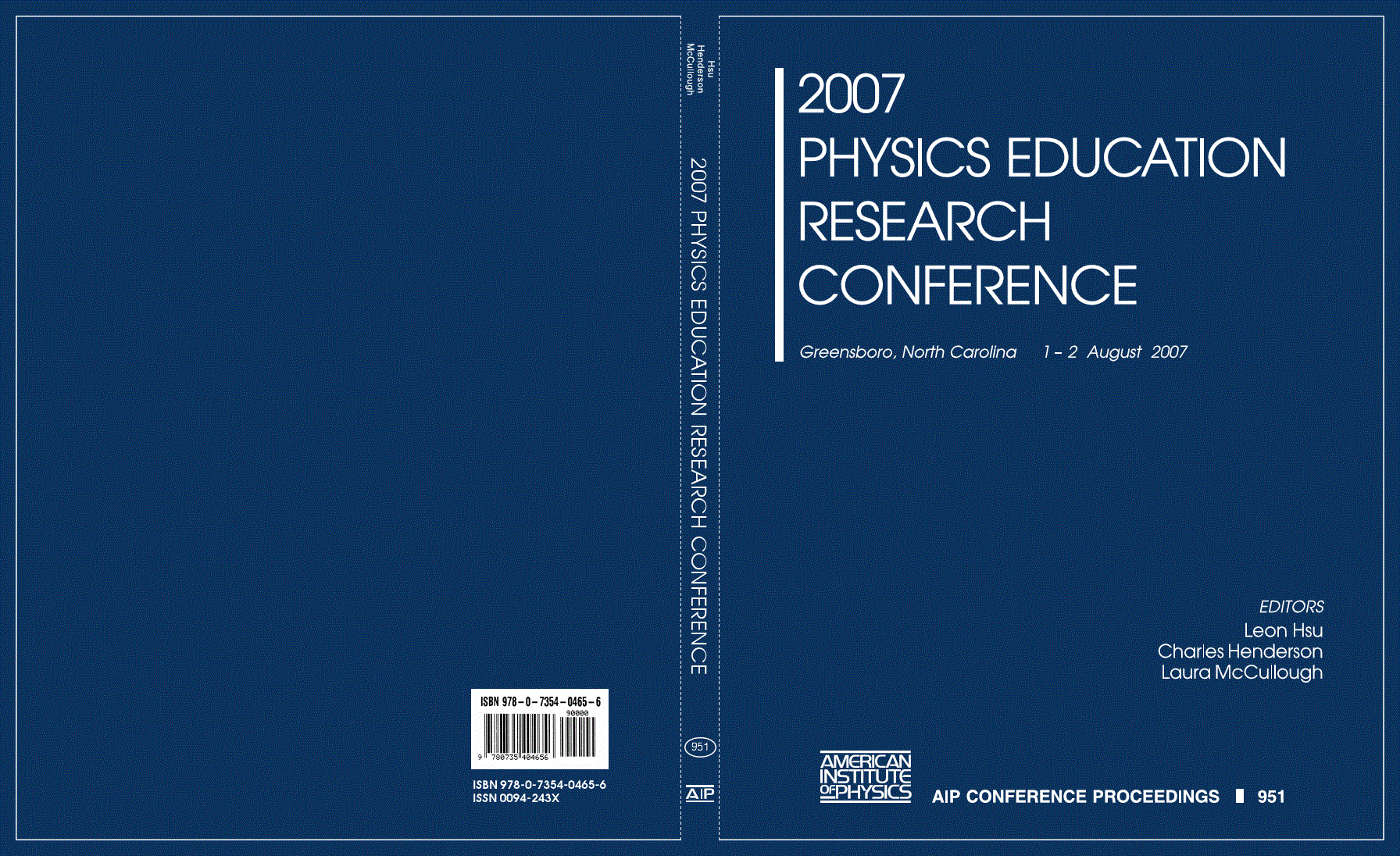 Front Matter for Volume 951 | AIP Conference Proceedings | AIP Publishing